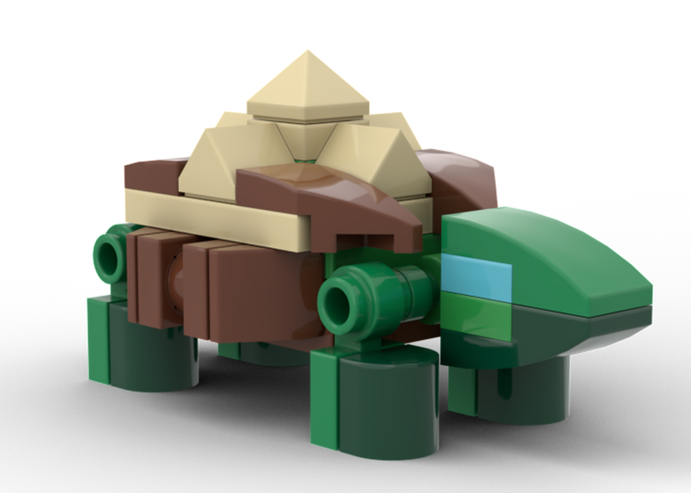 LEGO MOC Mini Tortoise by Space_Steave | Rebrickable - Build with LEGO