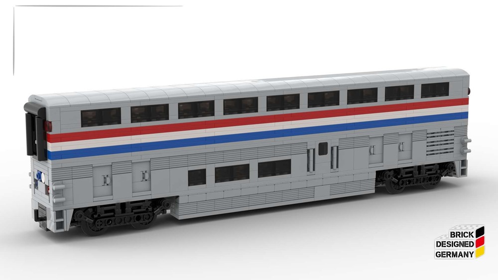 LEGO MOC-149772 Amtrak Superliner Coach by brickdesigned_germany ...