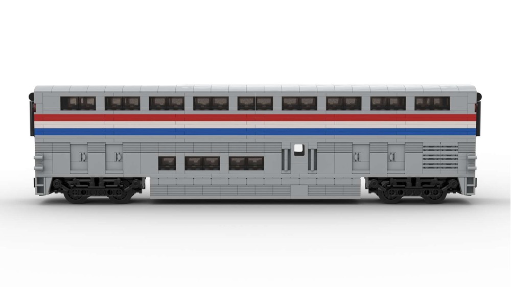 LEGO MOC Amtrak Superliner Coach by brickdesigned_germany | Rebrickable ...