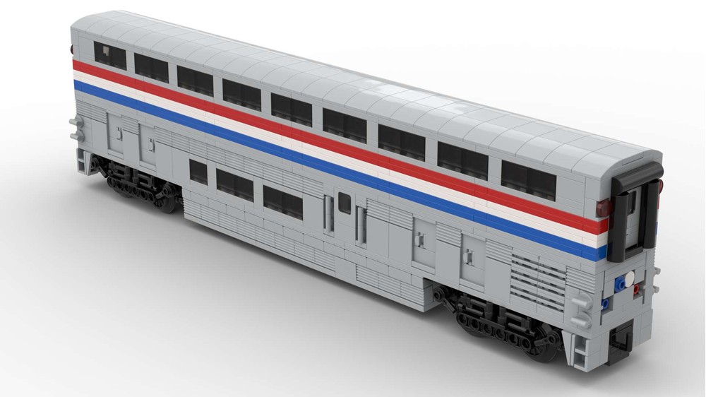 LEGO MOC Amtrak Superliner Coach by brickdesigned_germany | Rebrickable ...