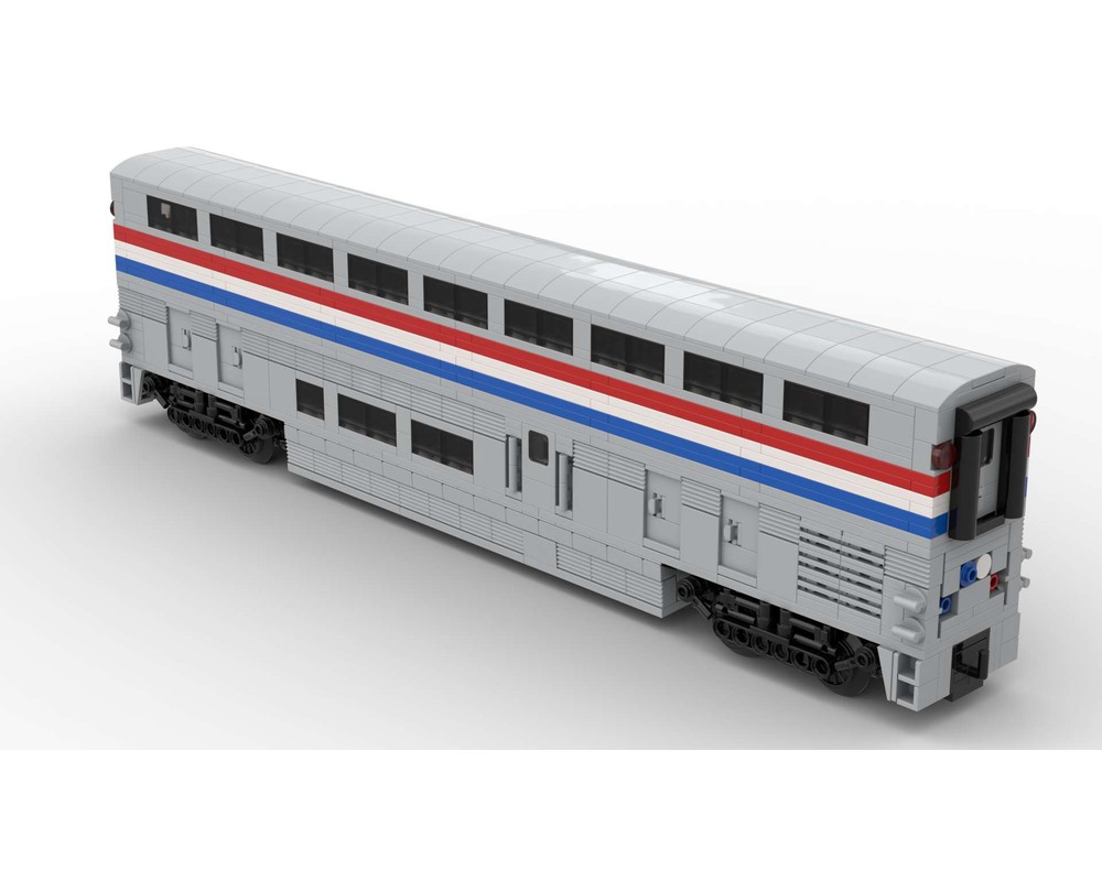 LEGO MOC Amtrak Superliner Coach by brickdesigned_germany | Rebrickable ...
