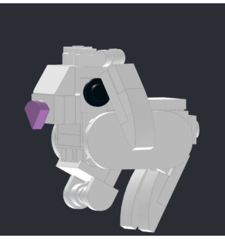 LEGO MOC Lop Rabbit by Space_Steave | Rebrickable - Build with LEGO