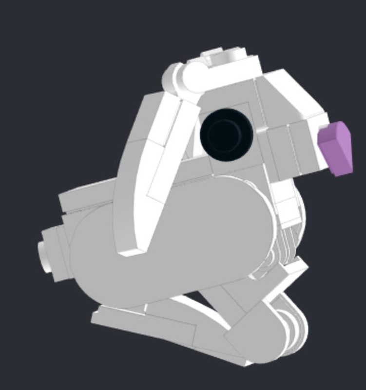 LEGO MOC Lop Rabbit by Space_Steave | Rebrickable - Build with LEGO