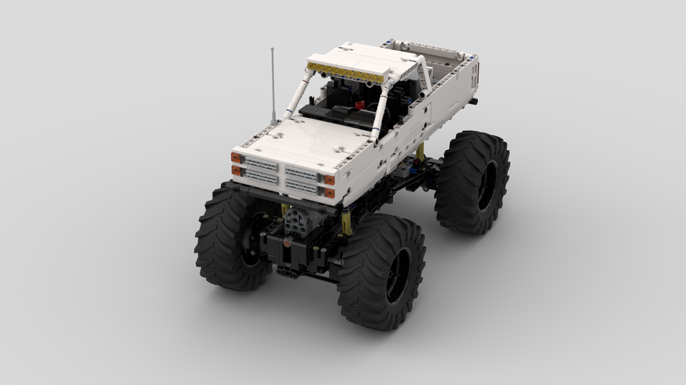 LEGO MOC RC PF Monster truck by 2slaughter1 | Rebrickable - Build with LEGO