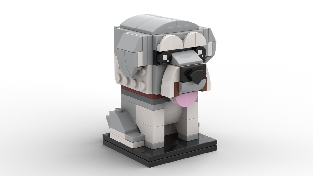 LEGO MOC Miniature Schnauzer by othorar | Rebrickable - Build with LEGO