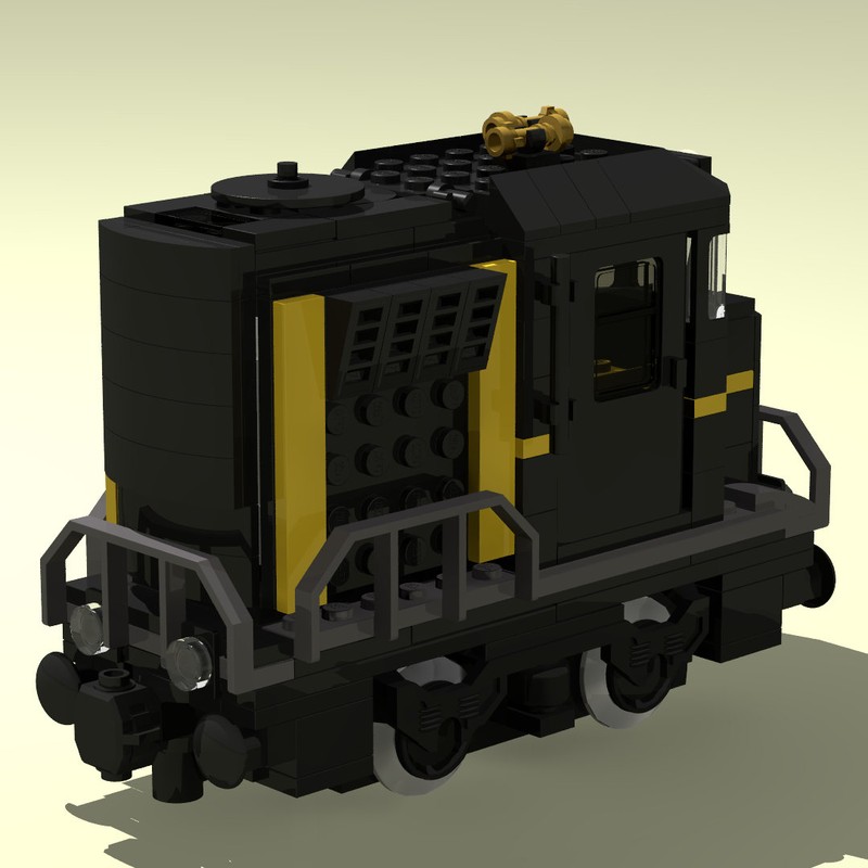 LEGO MOC Mini Cargo Train (black) by Basti2 | Rebrickable - Build with LEGO