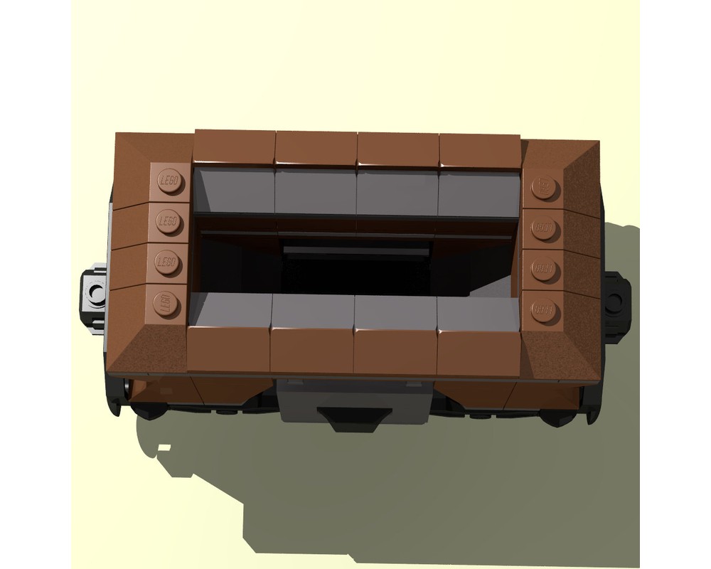 LEGO MOC Mini Coal Wagon / Hopper Wagon by Basti2 | Rebrickable - Build ...