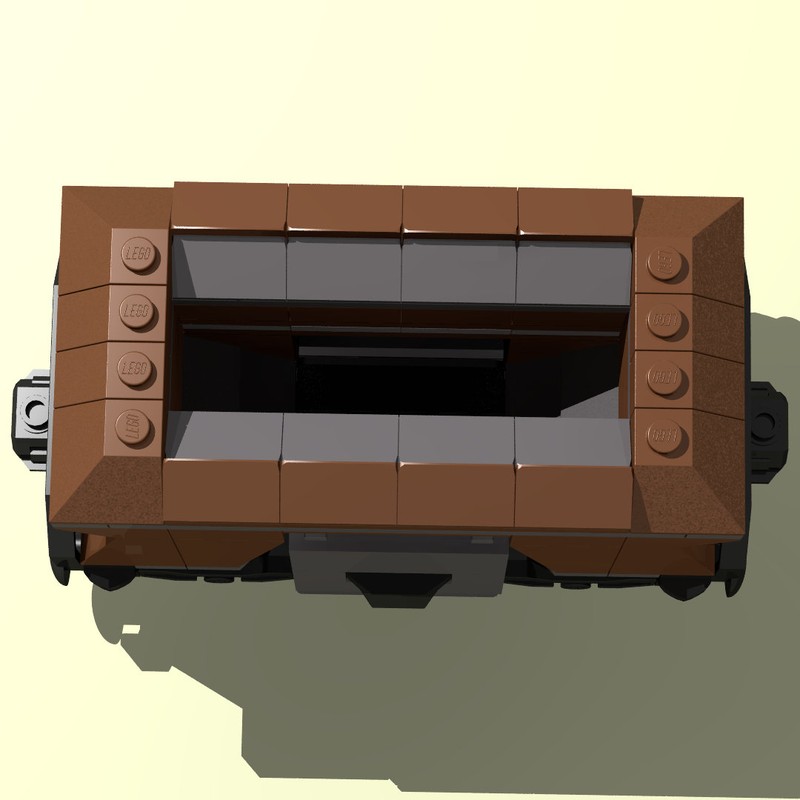 LEGO MOC Mini Coal Wagon / Hopper Wagon by Basti2 | Rebrickable - Build ...