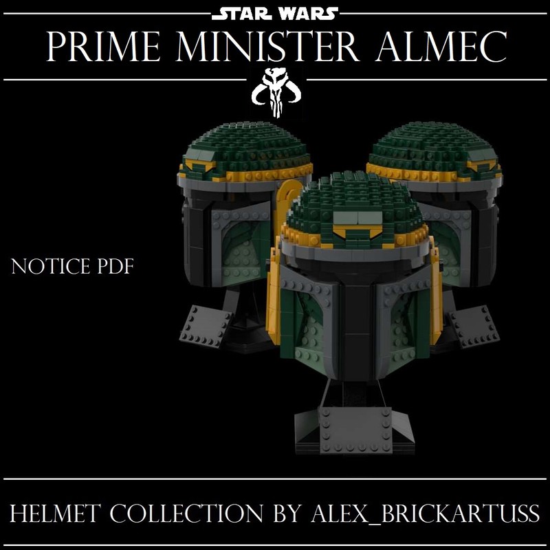 LEGO MOC the prime minister Almec helmet by Alex_BricKartuss ...