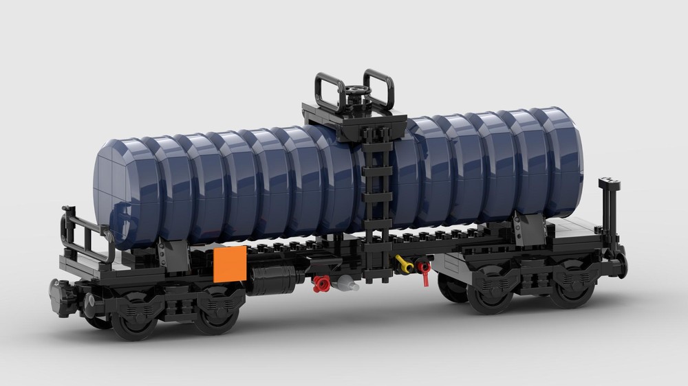 LEGO MOC Kesselwagen Tank Car by Kroko_Bricks | Rebrickable - Build ...