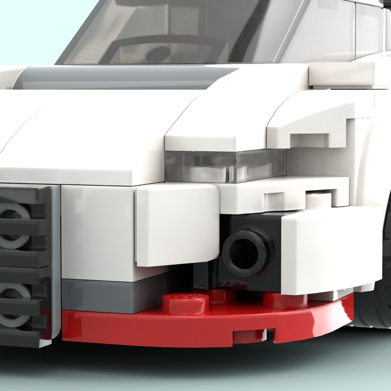 LEGO MOC Audi R8 LMS by ostrich14 | Rebrickable - Build with LEGO
