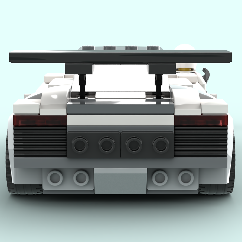 LEGO MOC Audi R8 LMS by ostrich14 | Rebrickable - Build with LEGO