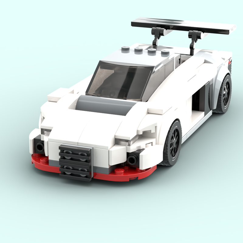 LEGO MOC Audi R8 LMS by ostrich14 | Rebrickable - Build with LEGO