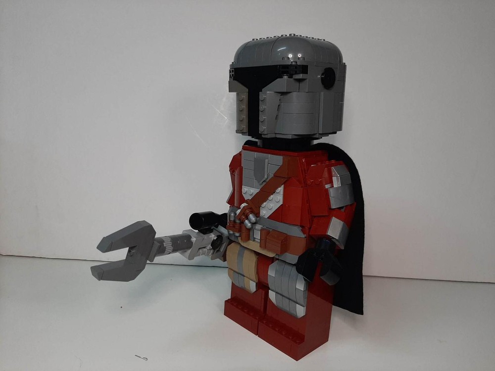 LEGO MOC Maxifigure Mandalorian and his Amban sniper rifle by kementari ...