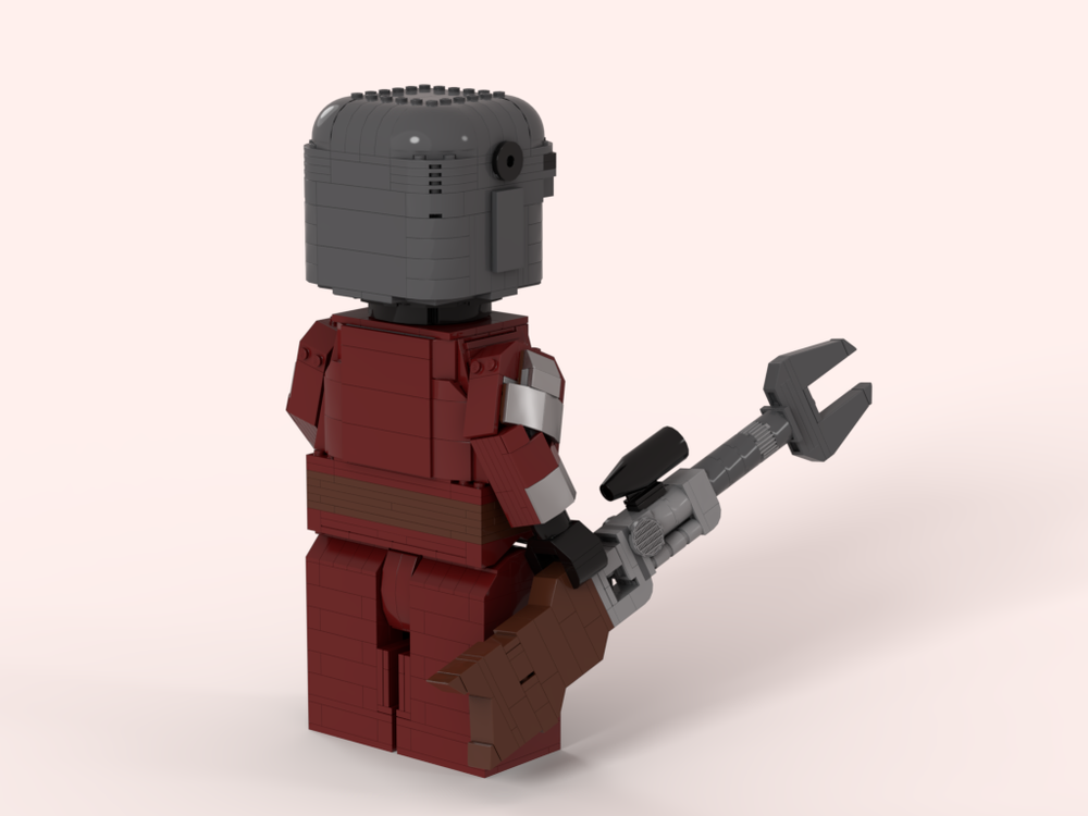 LEGO MOC Maxifigure Mandalorian and his Amban sniper rifle by kementari ...