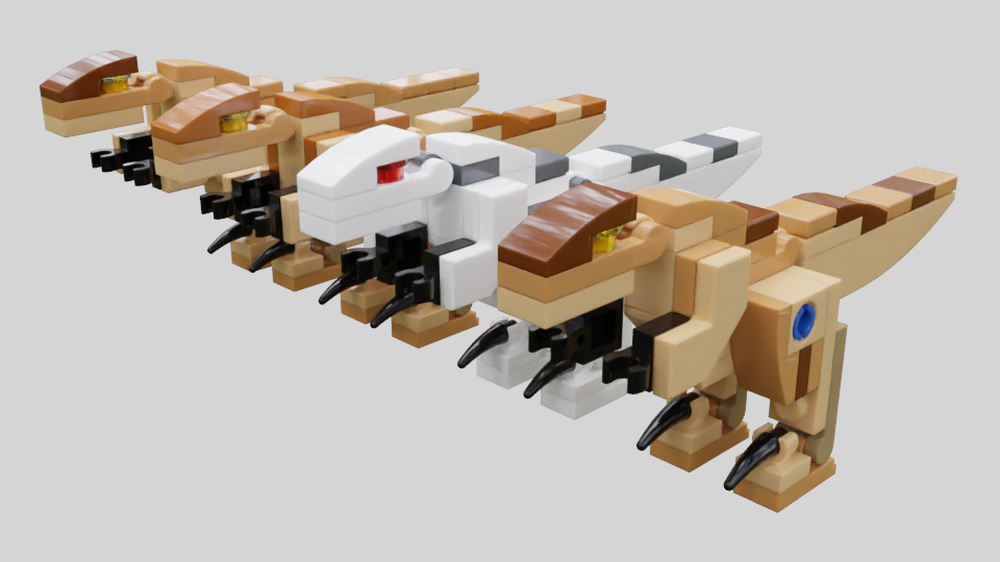 LEGO MOC Atrociraptor Pack by builditmac | Rebrickable - Build with LEGO