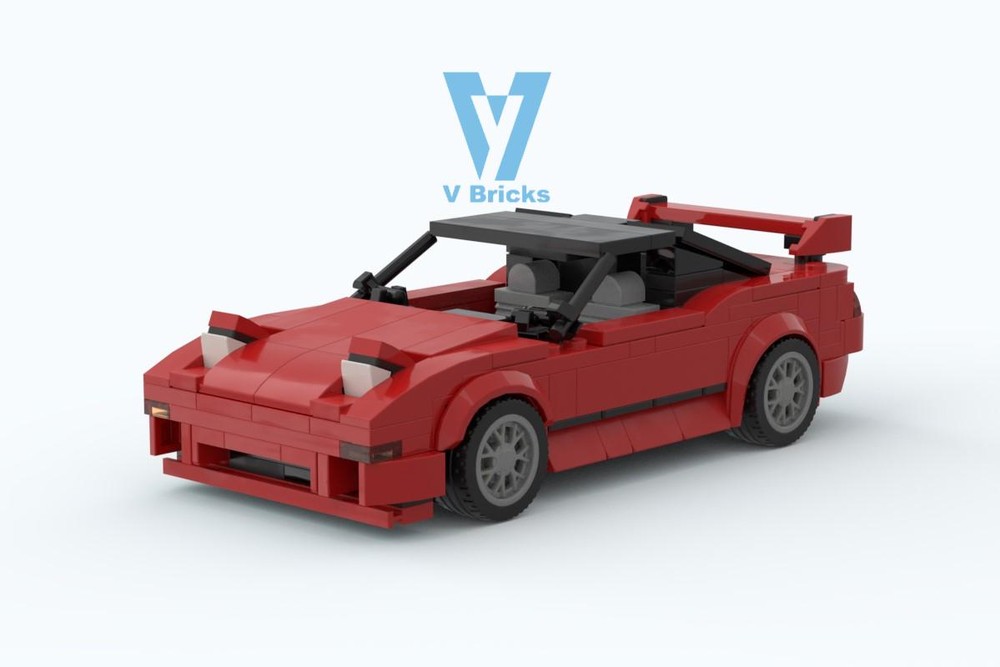 LEGO MOC NISSAN 180SX Silvia S13 by VBricks | Rebrickable - Build with LEGO