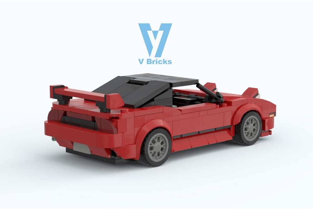 Lego Moc Nissan 180sx Silvia S13 By Vbricks Rebrickable Build With Lego