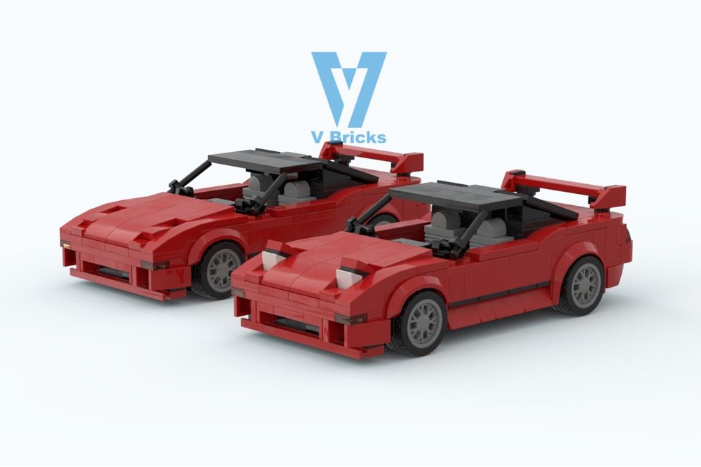 LEGO MOC NISSAN 180SX Silvia S13 by VBricks | Rebrickable - Build with LEGO