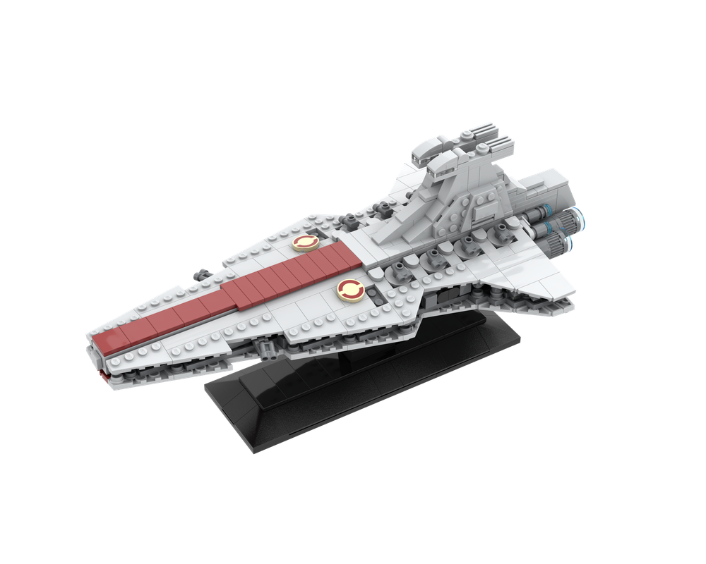 Lego Moc Venator Class Attack Cruiser By Creable Rebrickable Build