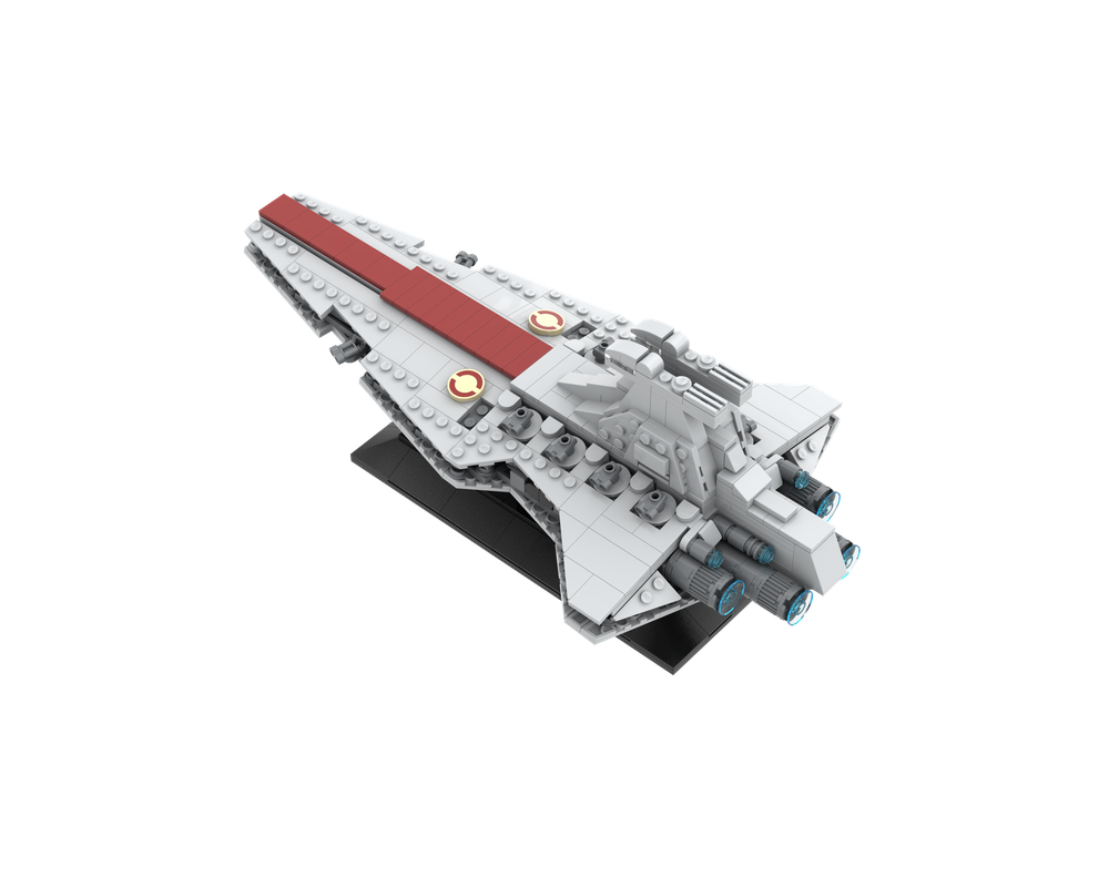 Lego Moc Venator Class Attack Cruiser By Creable Rebrickable Build