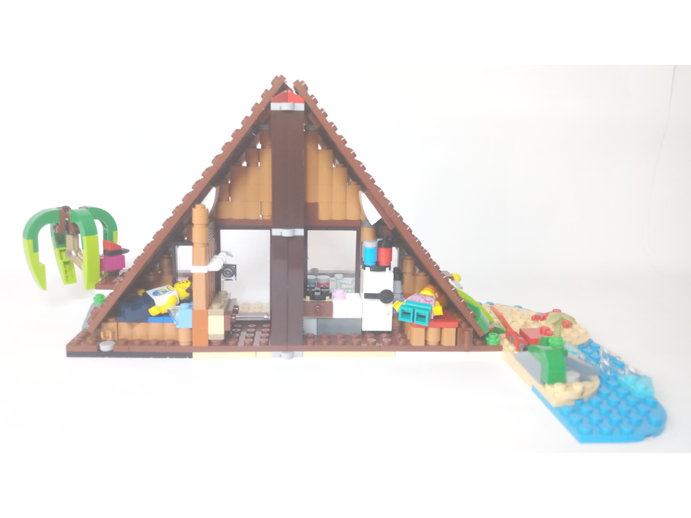 Lego Moc 31118 A Frame Cabin By Dafeld Rebrickable Build With Lego