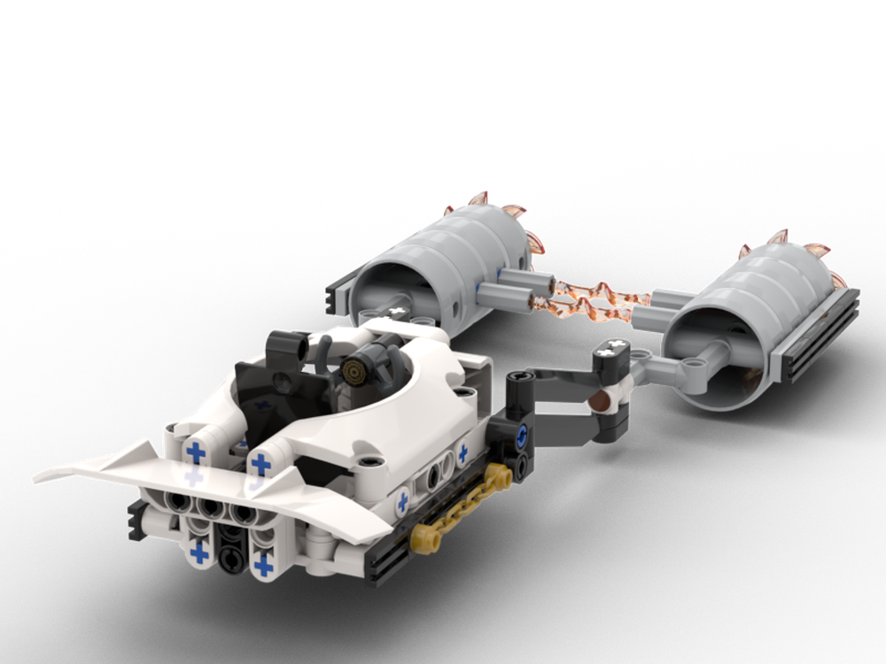 LEGO MOC Star Wars Pod Racer by Viernes | Rebrickable - Build with LEGO