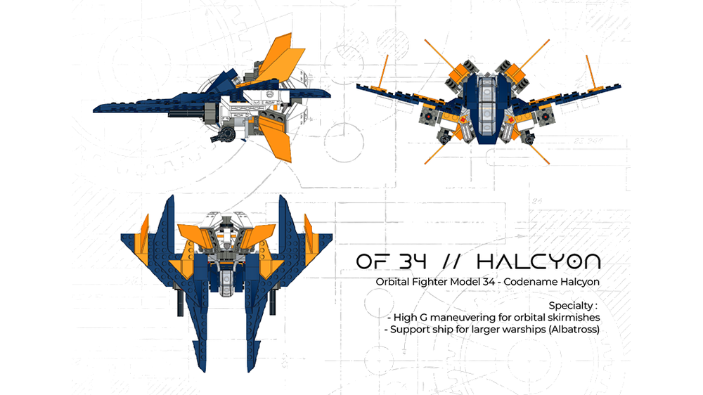 LEGO MOC OF 34 // Halcyon (31115, 311126 x 2) by the4thsentineljtch ...
