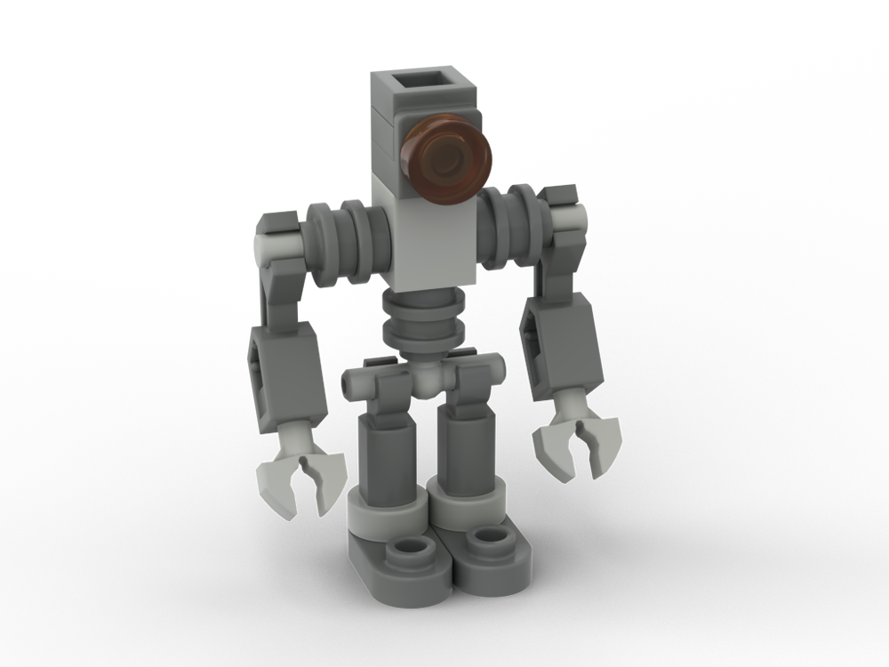 Lego Moc Mini Robot 01 By Graeymaelkyn Rebrickable Build With Lego