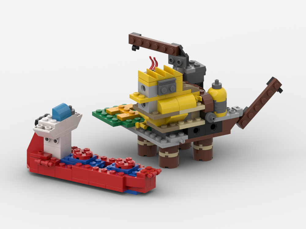 LEGO MOC 11018 Oil Rig by BrickBash | Rebrickable - Build with LEGO
