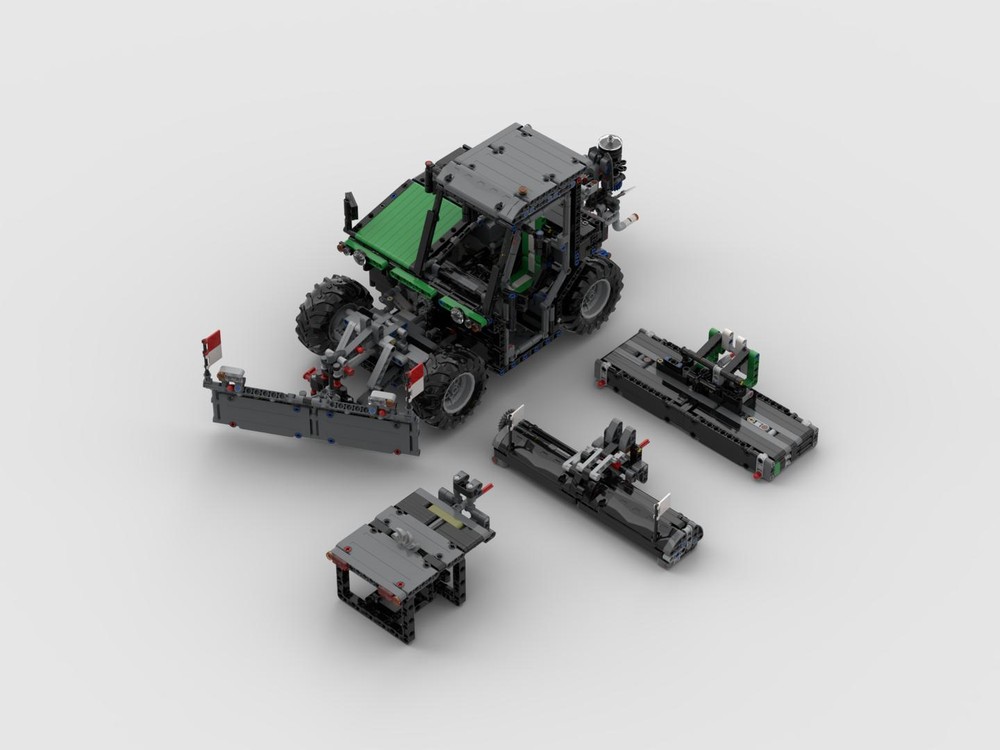 LEGO MOC 42129 Slope Tractor with PTO Attachments by Larsagri ...