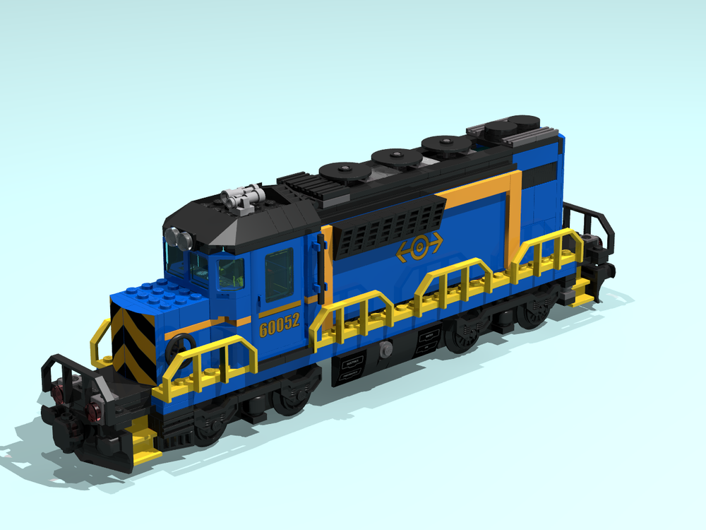 LEGO MOC 60052-1 Extended Locomotive by NottaCadmonkey | Rebrickable ...
