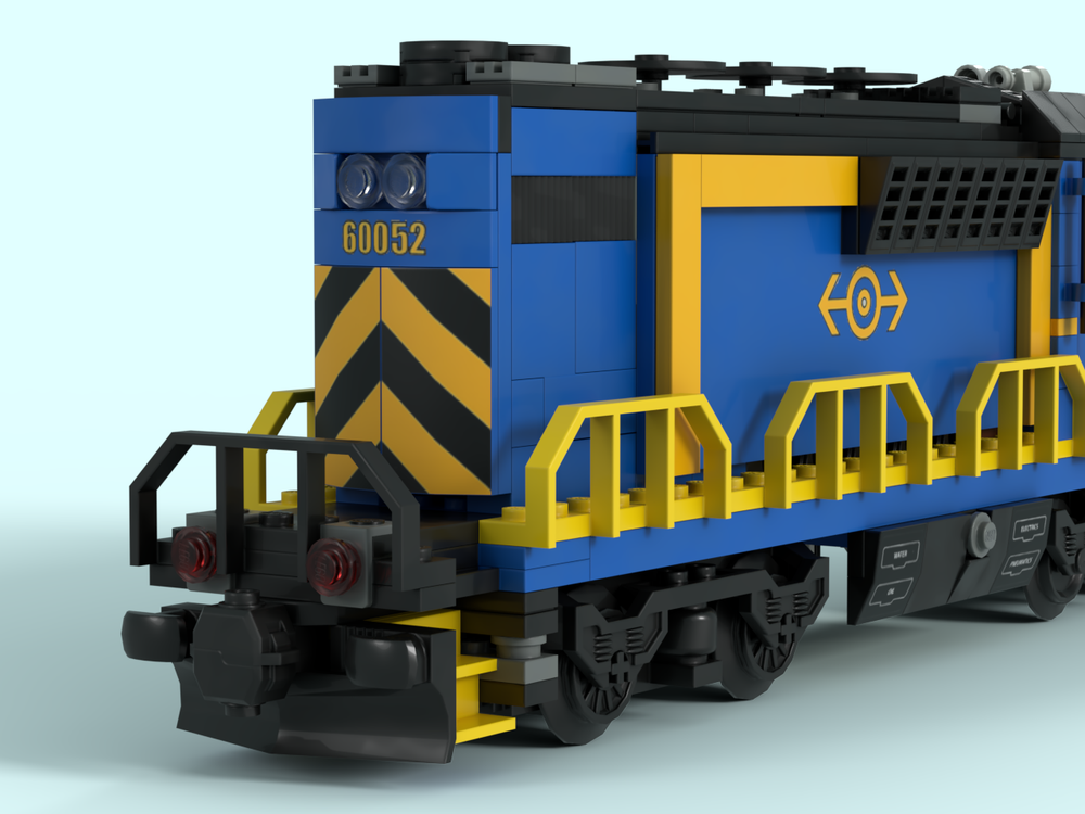 LEGO MOC 60052-1 Extended Locomotive by NottaCadmonkey | Rebrickable ...