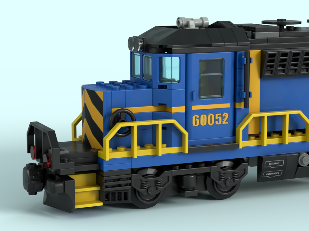 LEGO MOC 60052-1 Extended Locomotive by NottaCadmonkey | Rebrickable ...