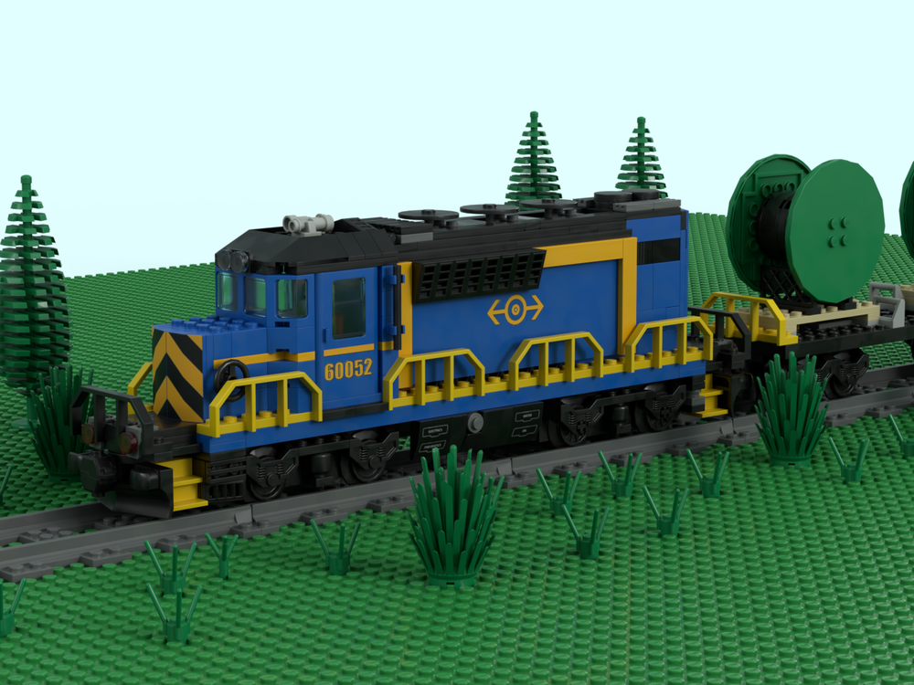LEGO MOC 60052-1 Extended Locomotive by NottaCadmonkey | Rebrickable ...