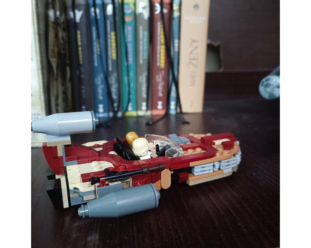 Lego Moc Lukes Landspeeder By Bookworm12 Rebrickable Build With Lego