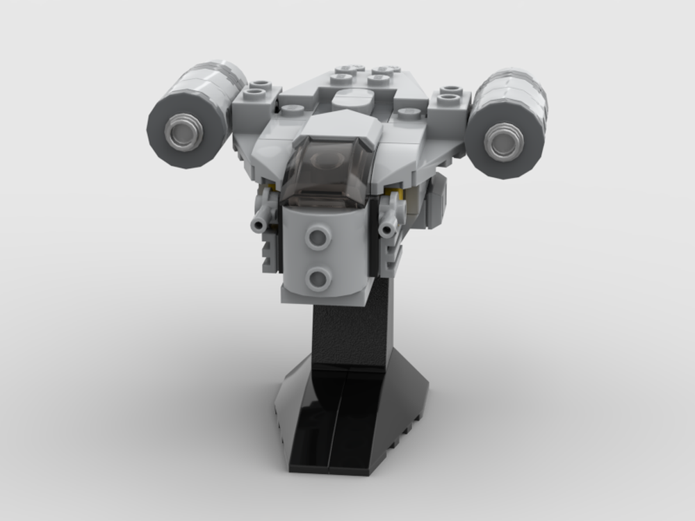 Lego Moc Star Wars Mini Razor Crest By J Simpson Rebrickable Build