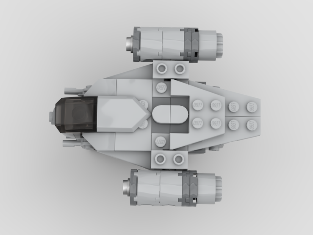 Lego Moc Star Wars Mini Razor Crest By J Simpson Rebrickable Build