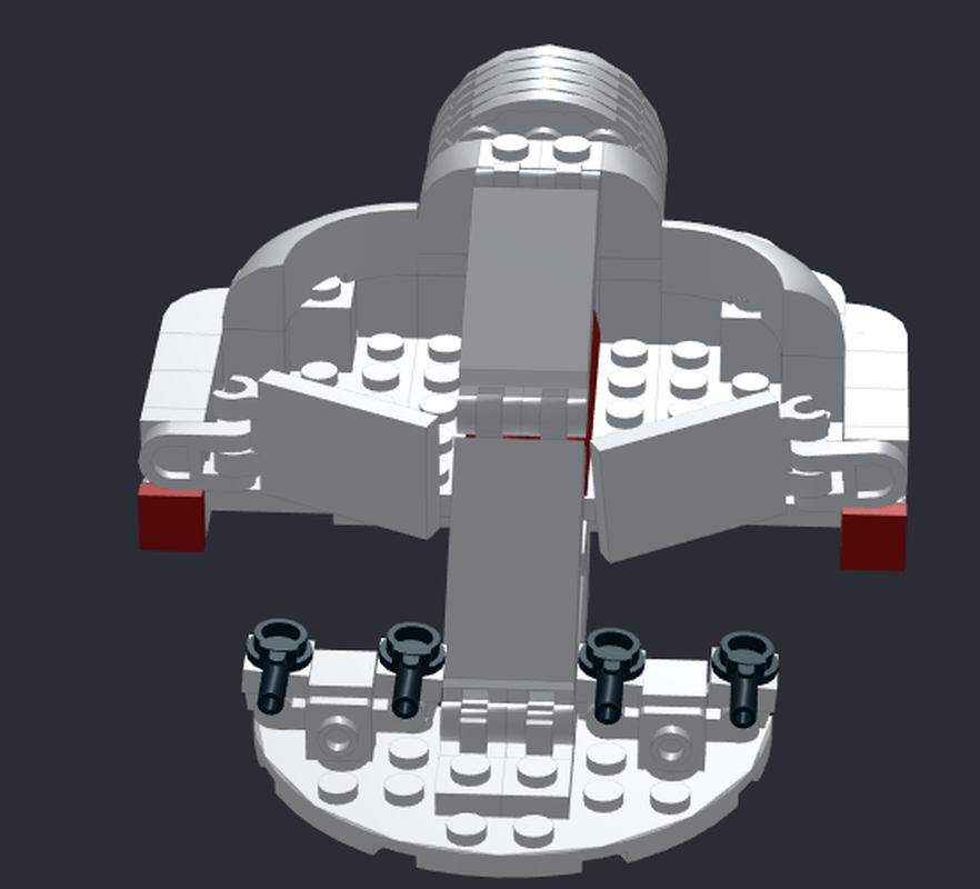 LEGO MOC Swamp speeder by KomaKowala | Rebrickable - Build with LEGO