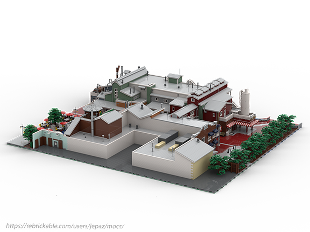 Lego Moc Pacific Wharf Combined Set By Jepaz Rebrickable Build