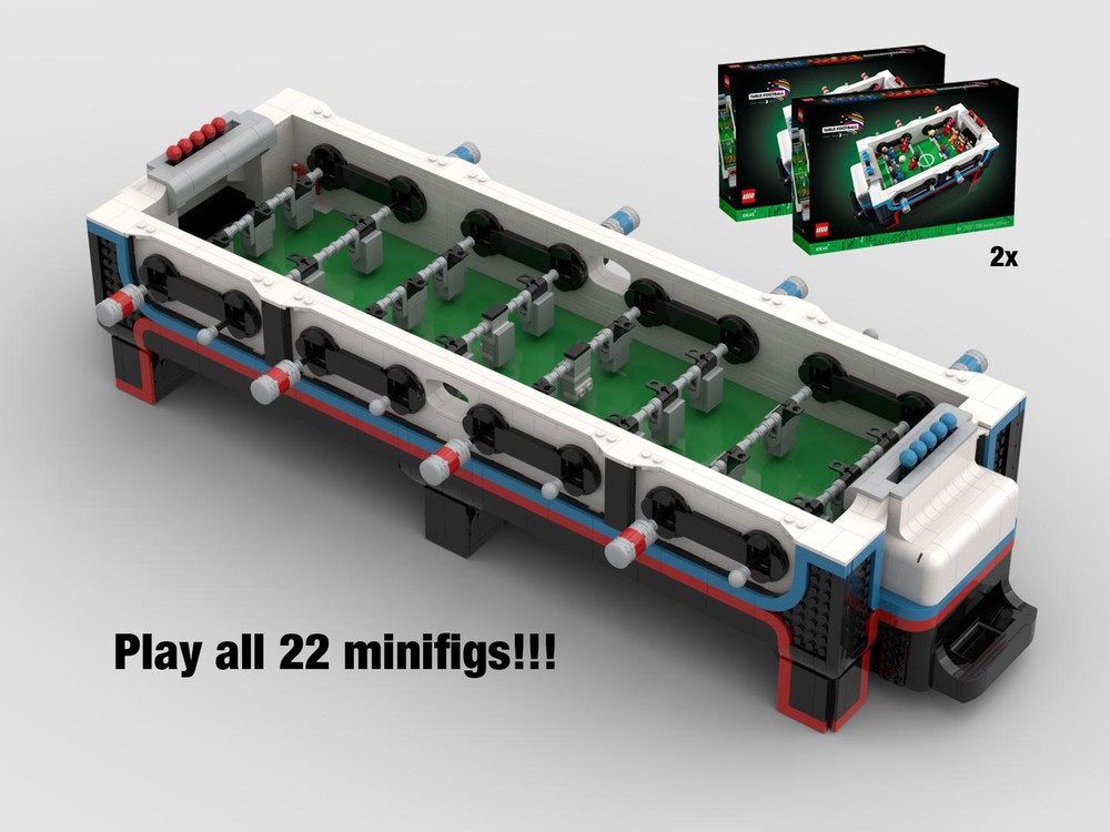 LEGO MOC Full Football Table by gubsters | Rebrickable - Build with LEGO