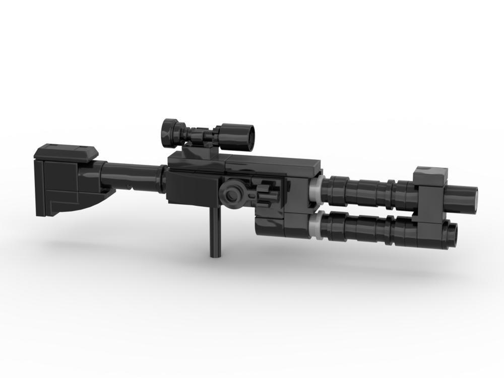 LEGO MOC E-22 reciprocating double-barreled blaster rifle by ...