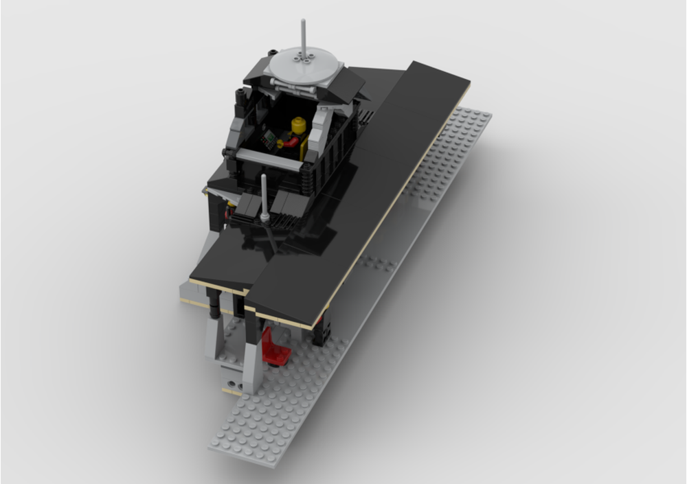 Lego Moc Train Station By Legonid Rebrickable Build With Lego