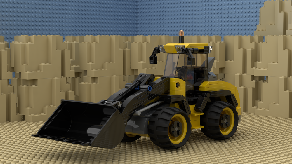 LEGO MOC Wheel Loader - Minifigure Scale by Lasadi | Rebrickable - Build with LEGO