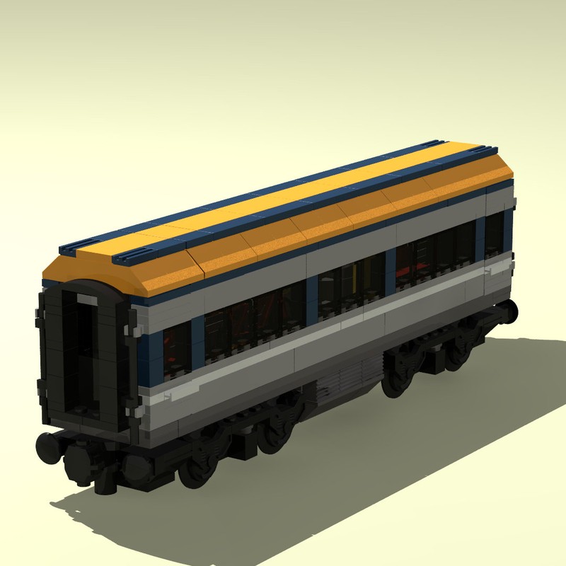 LEGO MOC 60197 Passenger Train Wagon with Toilet and Bikes by Basti2 ...