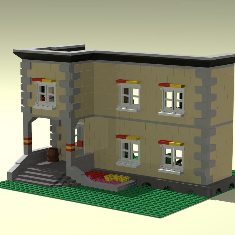 LEGO MOC School by Basti2 | Rebrickable - Build with LEGO