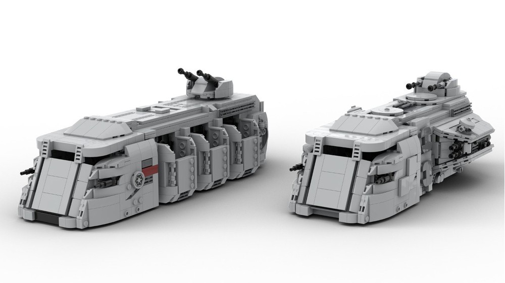 LEGO MOC SW Mandalorian BUNDLE Imperial Troop transport,Trexler ...