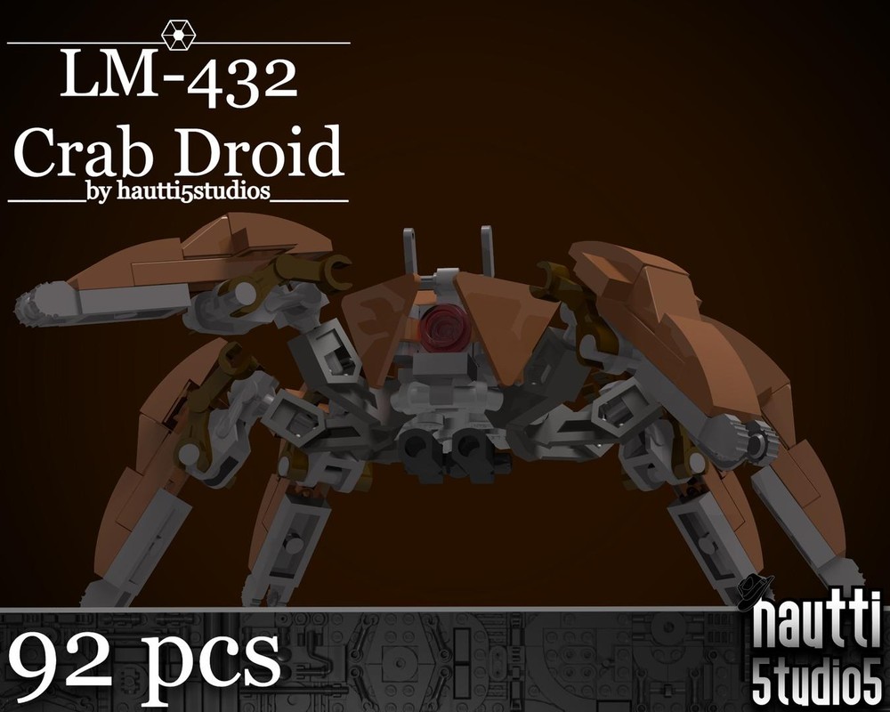 LEGO MOC LM-432 Crab Droid by hautti5 | Rebrickable - Build with LEGO