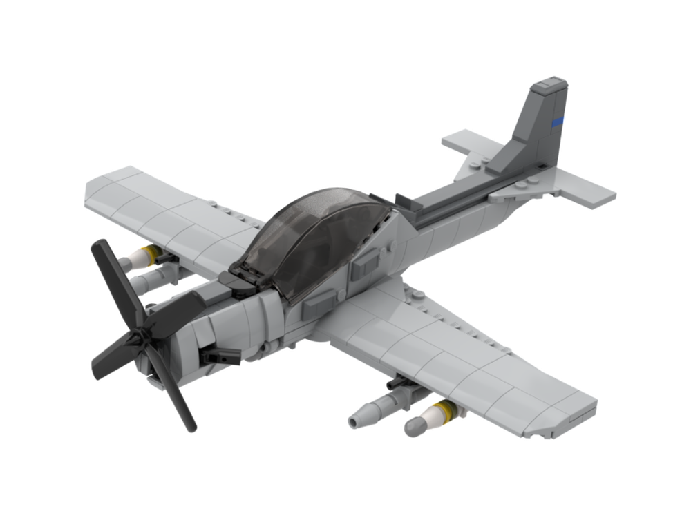 LEGO MOC A-29 Super Tucano by Somerslego | Rebrickable - Build with LEGO