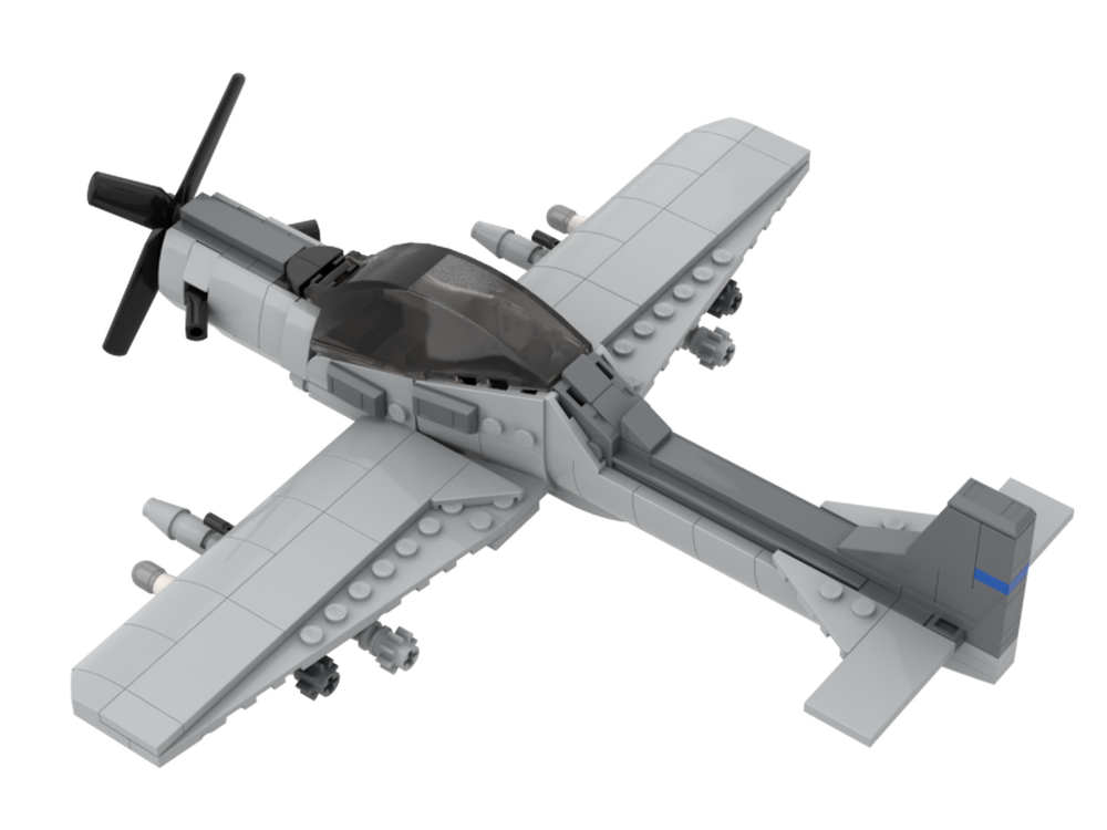 LEGO MOC A-29 Super Tucano by Somerslego | Rebrickable - Build with LEGO